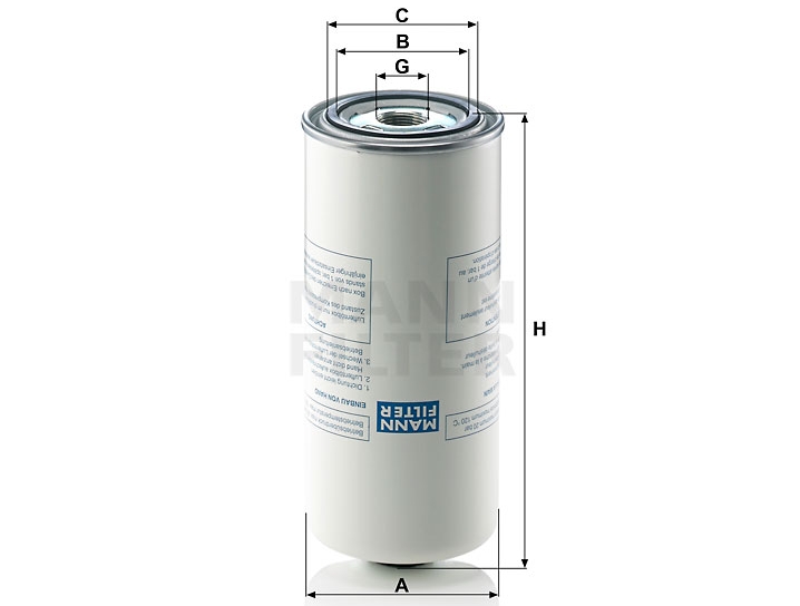 Tách dầu Mann Filter LB1374/2